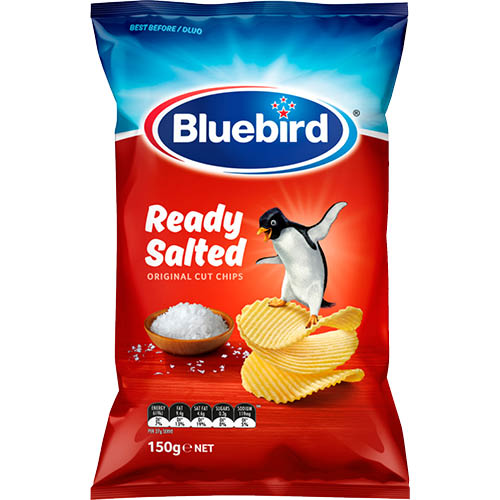 Bluebird Chips Original Cut Ready Salted 150G – Eat The Kiwi