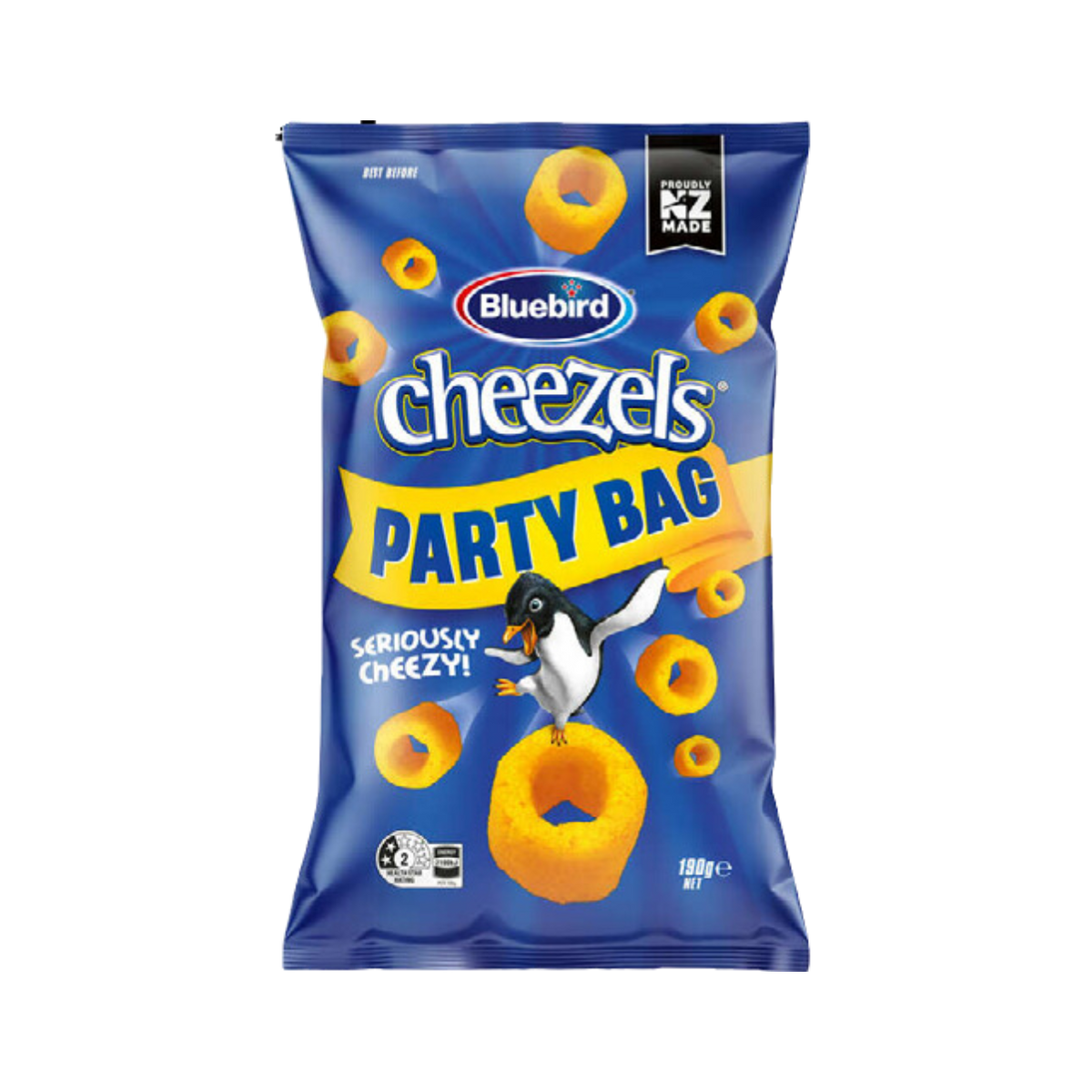 Bluebird Cheezels Party Bag (190g) – Eat The Kiwi