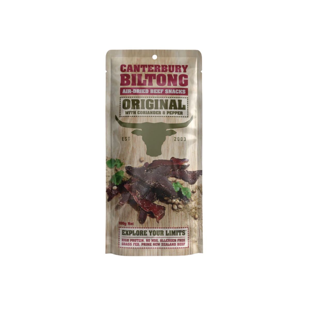Canterbury Biltong Original Beef Snacks (100g) – Eat The Kiwi