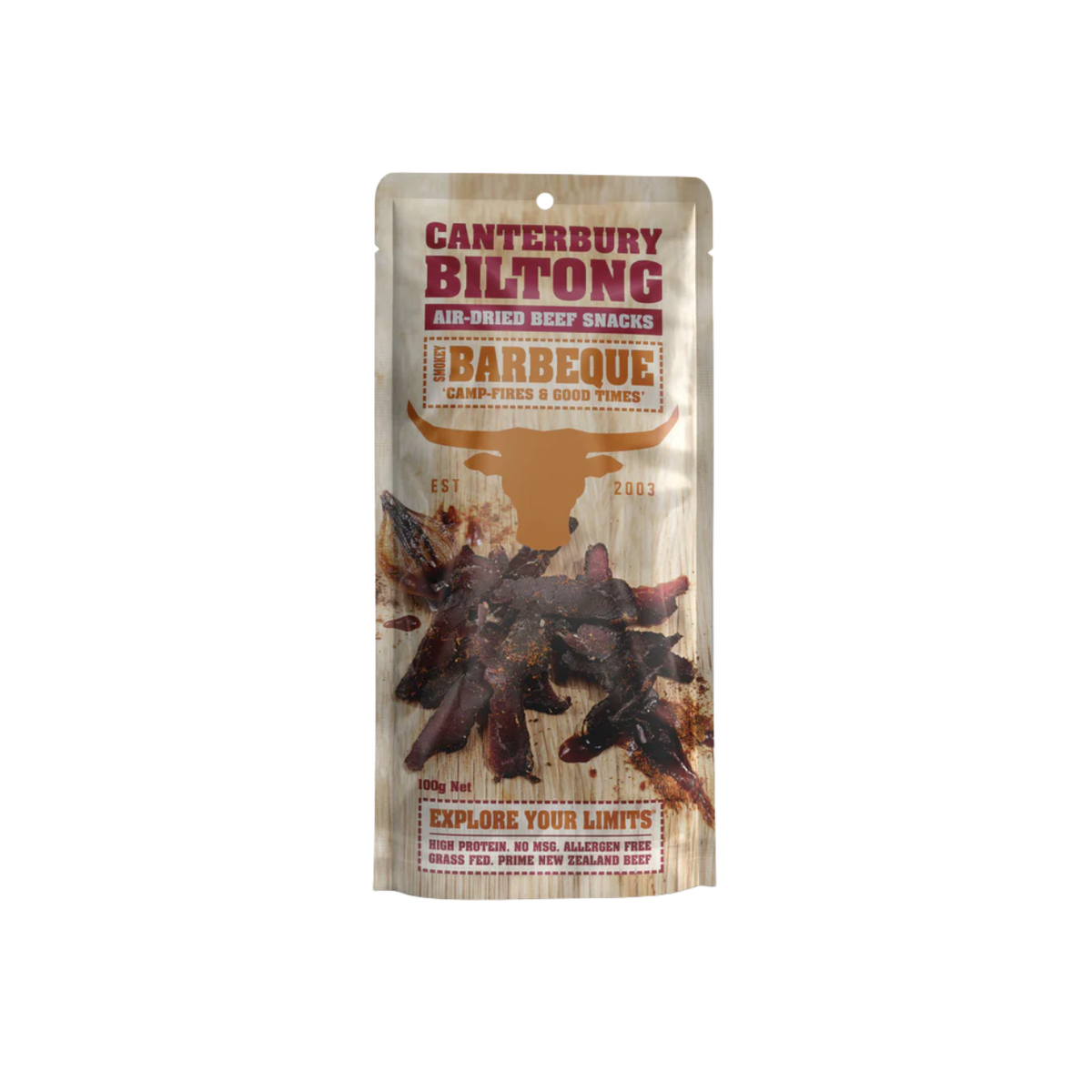 Canterbury Biltong Smokey BBQ Beef Snacks (100g) – Eat The Kiwi