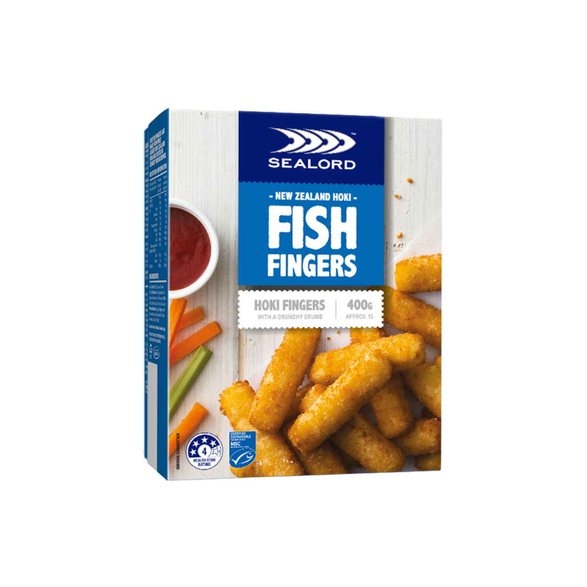 Sealord Classic Crumb Hoki Fish Fingers (Frozen, 15pcs, 400g) – Eat The ...