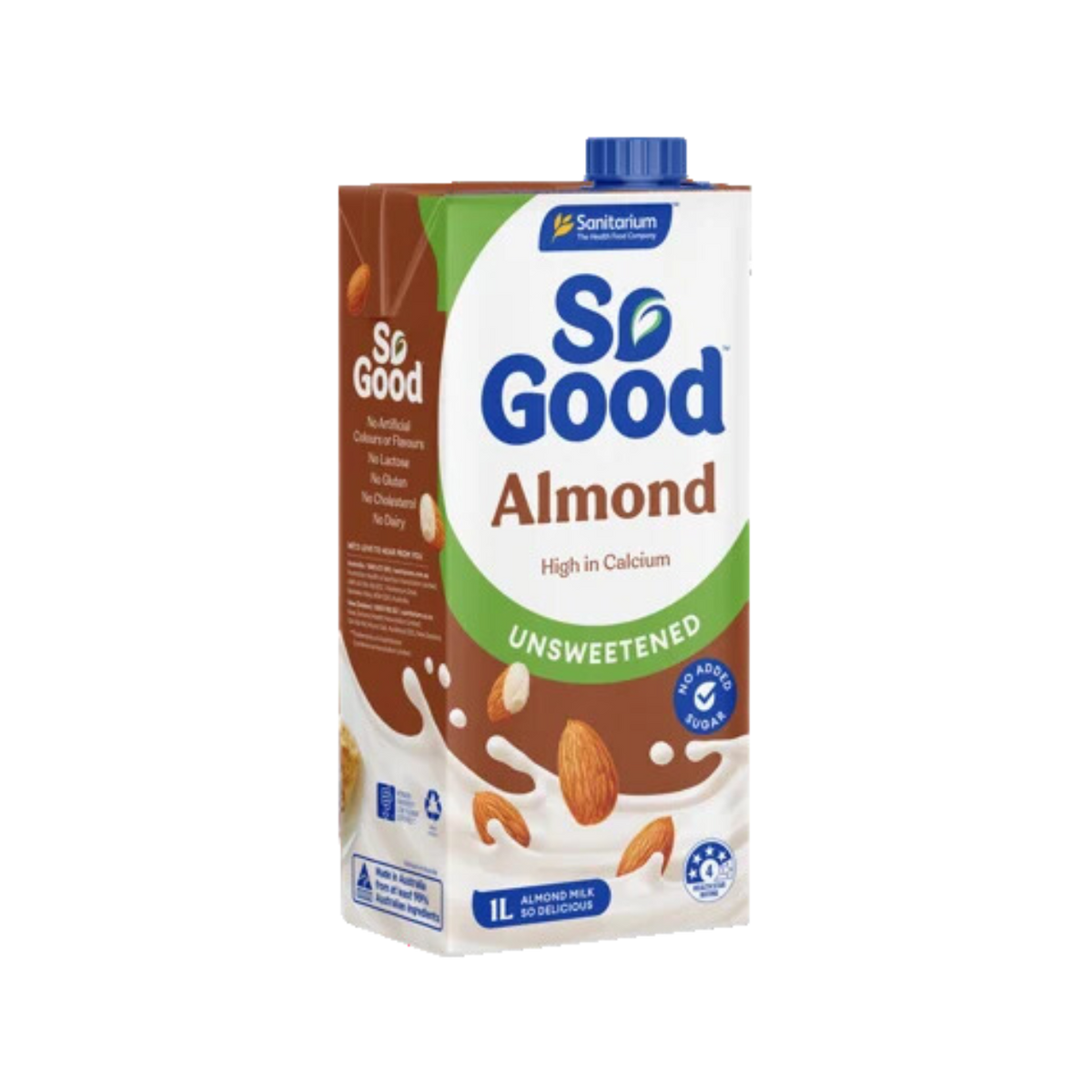 So Good Almond Milk Unsweetened (1L) Best Before 3/12/2025 – Eat The Kiwi