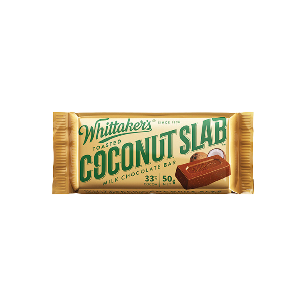 Whittaker's Toasted Coconut Slab (50g) – Eat The Kiwi