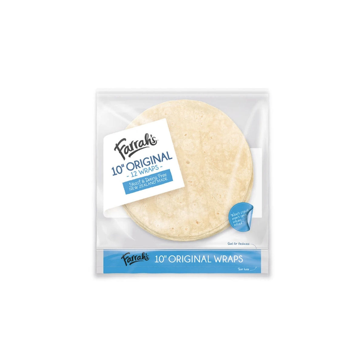 Farrah's 12''Original Wraps (Frozen, 12 wraps) – Eat The Kiwi
